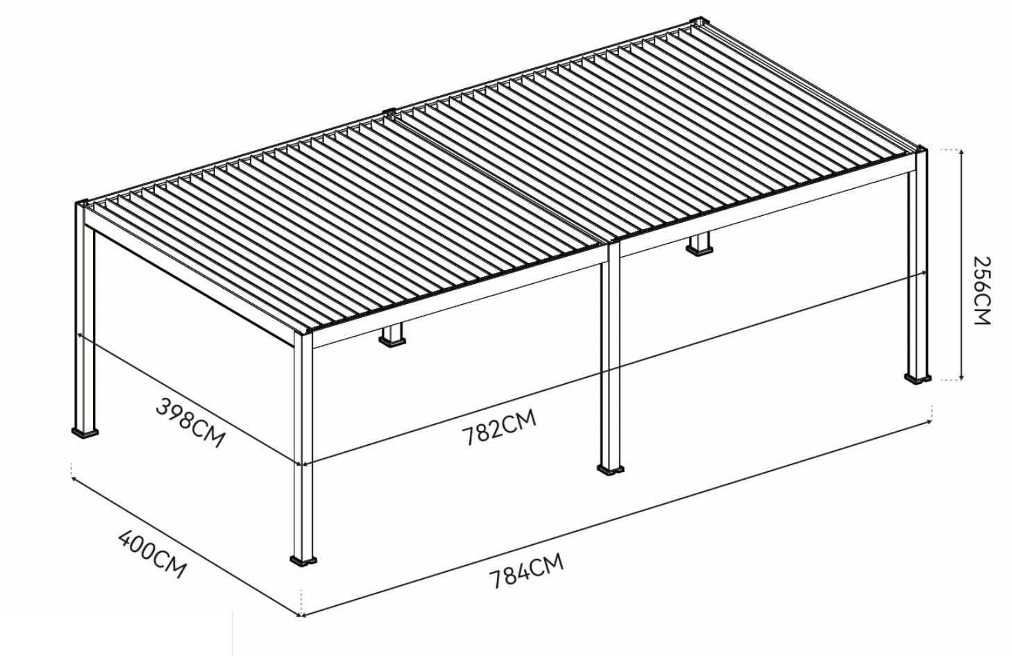 Pergola pavėsinė Royal PRO - brevo.lt