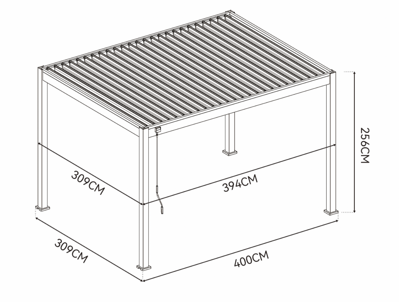 Pergola pavėsinė Royal - brevo.lt
