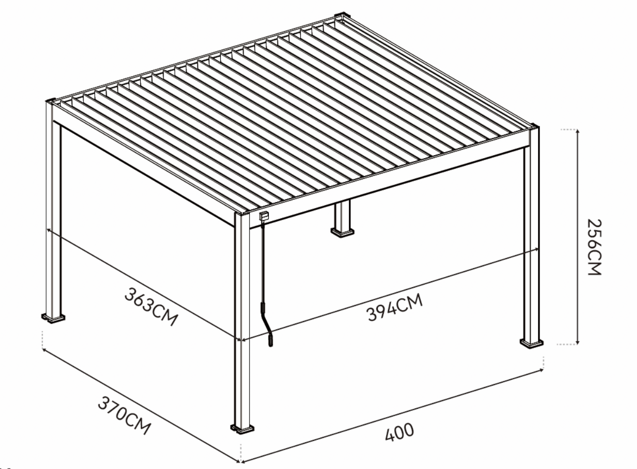 Pergola pavėsinė Royal - brevo.lt